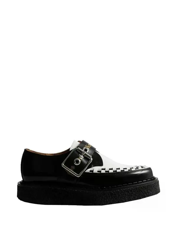 VIVIENNE WESTWOOD Leather Monk Shoes - Black