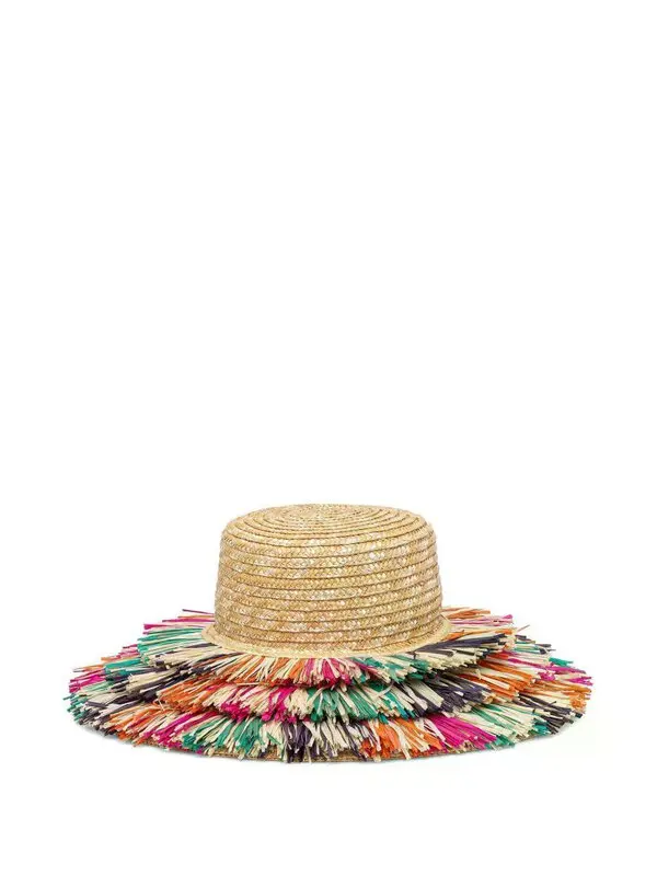 Kurt Geiger Raffia Hat - Neutrals