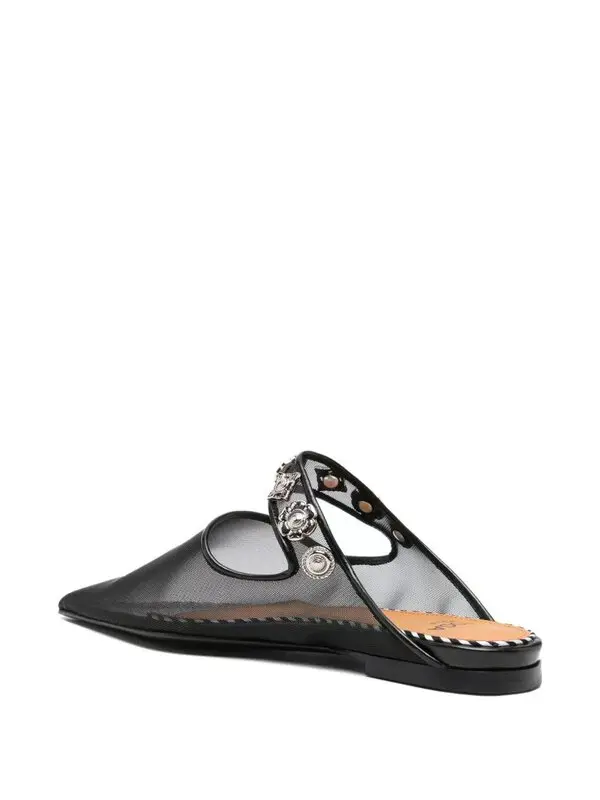 Toga Studs-embellishment Mules