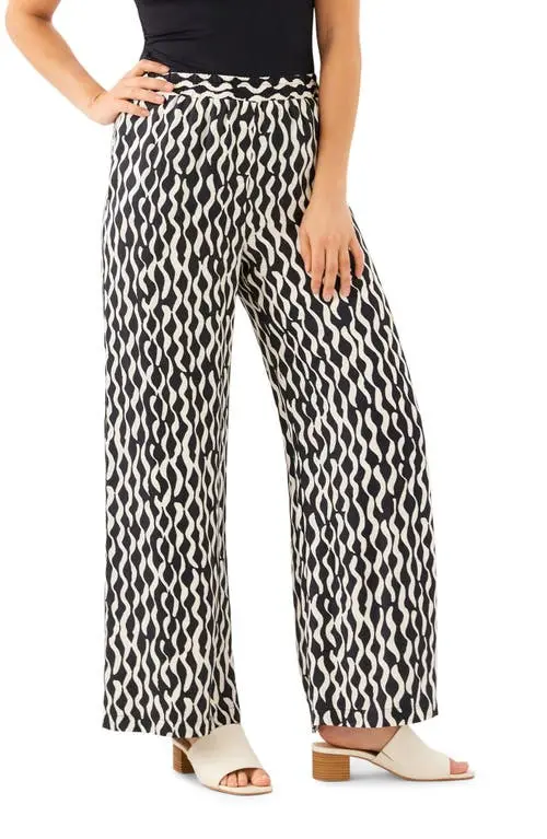 Karen Kane Wide Leg Satin Pants