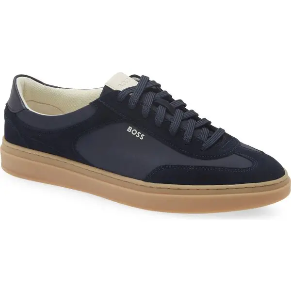 BOSS Kieran Low Top Sneakers - Dark Blue