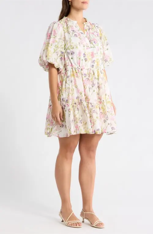 SUGARLIPS Lita Floral Noella Mini Shift Dress