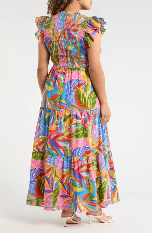 SUGARLIPS Tiered Midi Dress