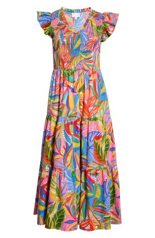 SUGARLIPS Tiered Midi Dress