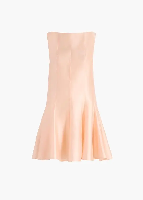 Khaite Mags Dress - Light Peach