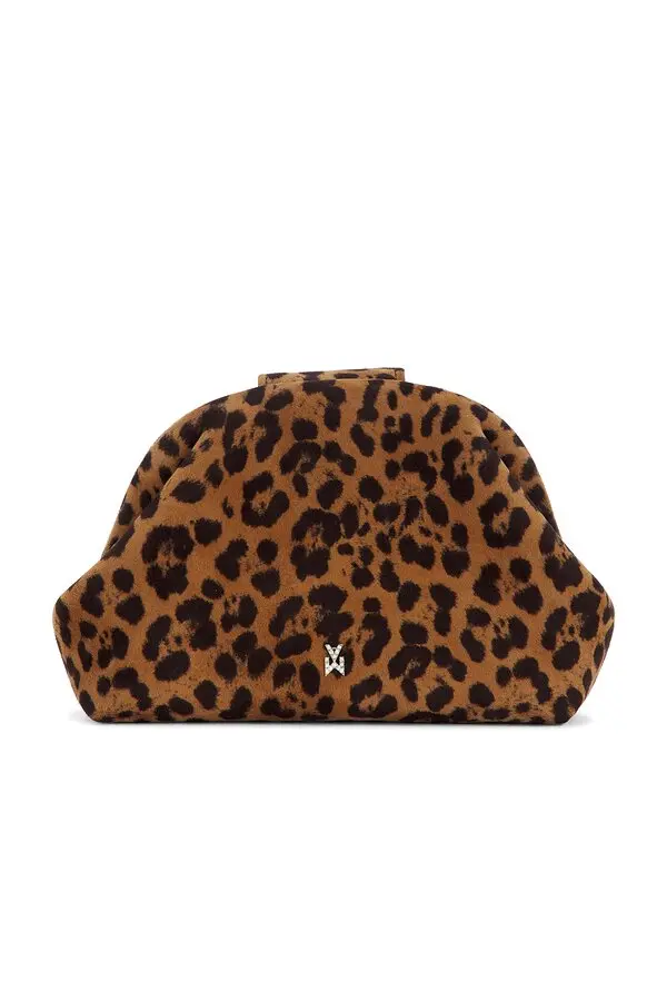 Amina Muaddi Camelia Micro Bag - Leopard