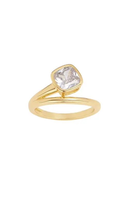 ATHRA LUXE Modern Muse Cushion Wrap Ring - Gold