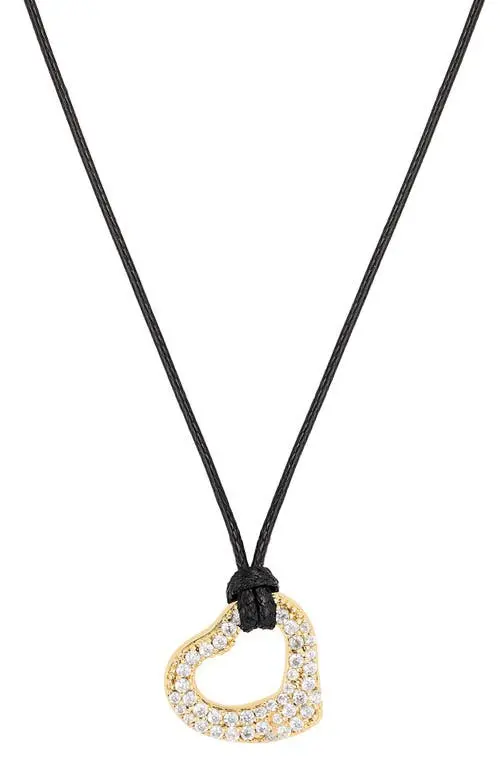 ATHRA LUXE Cord Pendant Necklace - Gold
