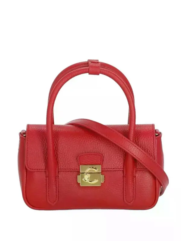 COCCINELLE Mini C-me Lock Tote Bag - Red