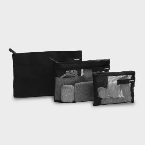 ORBITKEY Essentials Pouch Trio - Black
