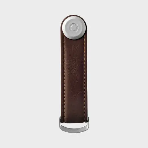 ORBITKEY Leather Key Organizer - Espresso