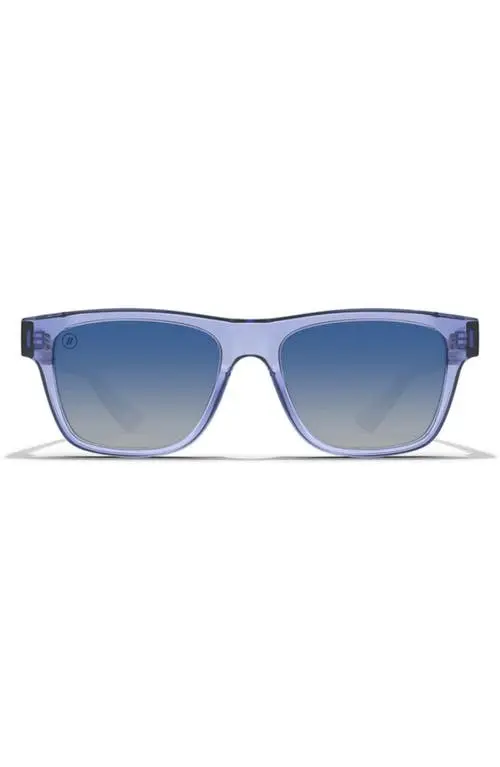 BLENDERS EYEWEAR Tate 53mm Polarized Square Sunglasses - Crystal Sky