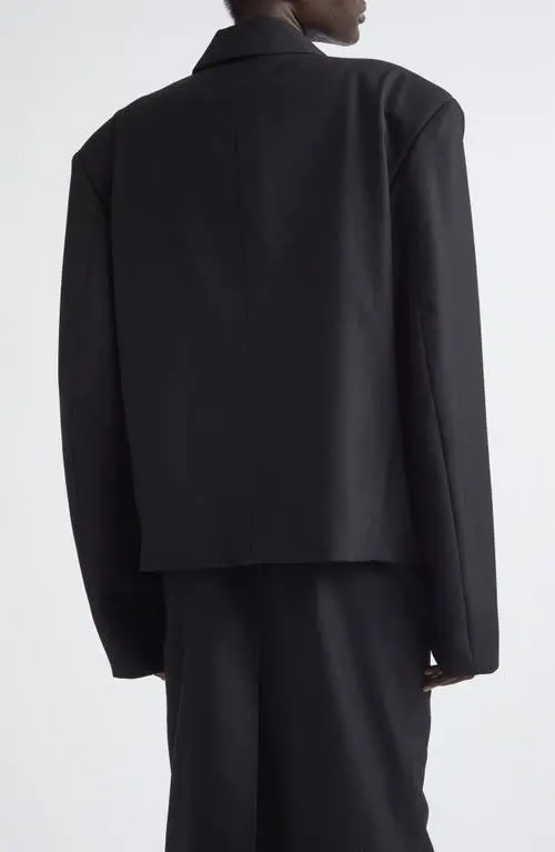 Vaquera Slouchy Double-breasted Wool Jacket