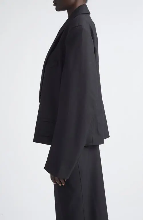 Vaquera Slouchy Double-breasted Wool Jacket