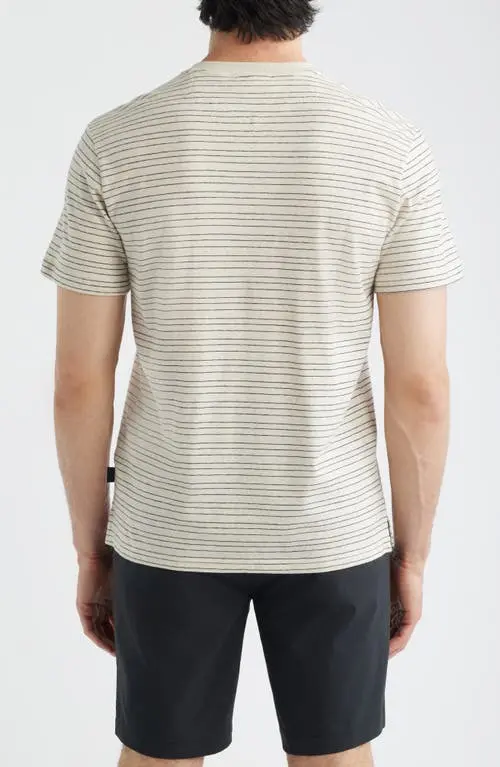 34 Heritage Pinstripe Cotton & Linen Henley