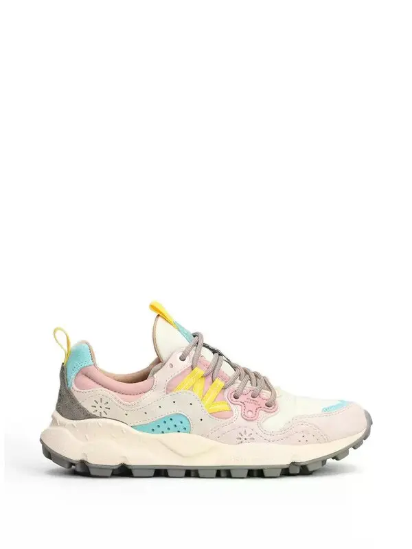 FLOWER MOUNTAIN Yamano Panelled Sneakers - Neutrals