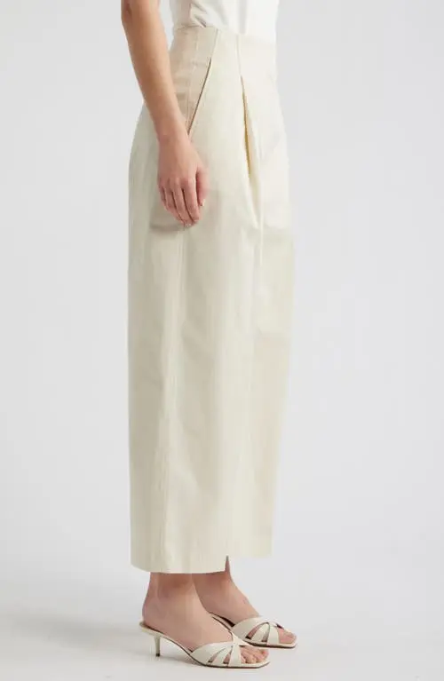 BOSS Tulotta Pleated Wide Leg Pants - Light Pumice