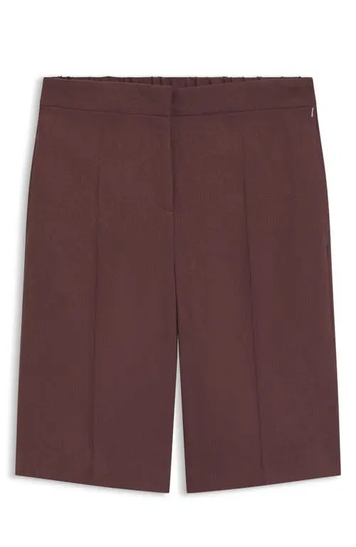 BOSS Tianala Wide Leg Shorts - Mocha