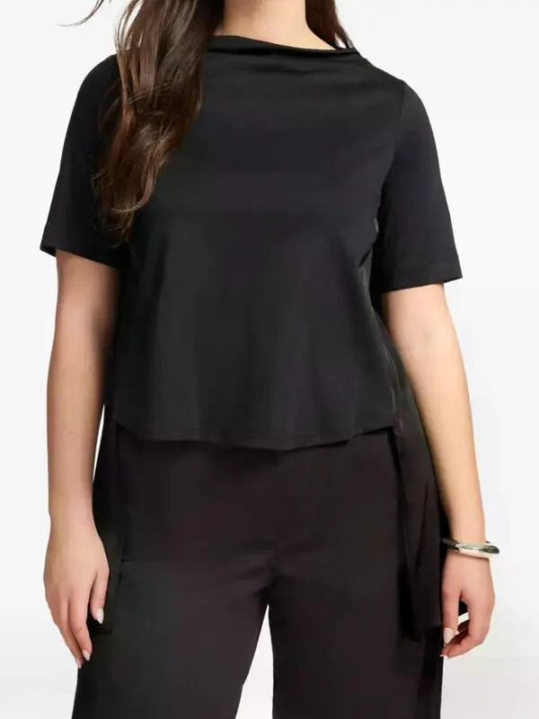 ELENA MIRÒ Boat-neck Tiered Top