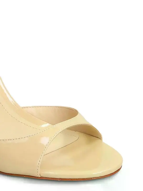 Schutz 100mm Patent Finish Heeled Sandals