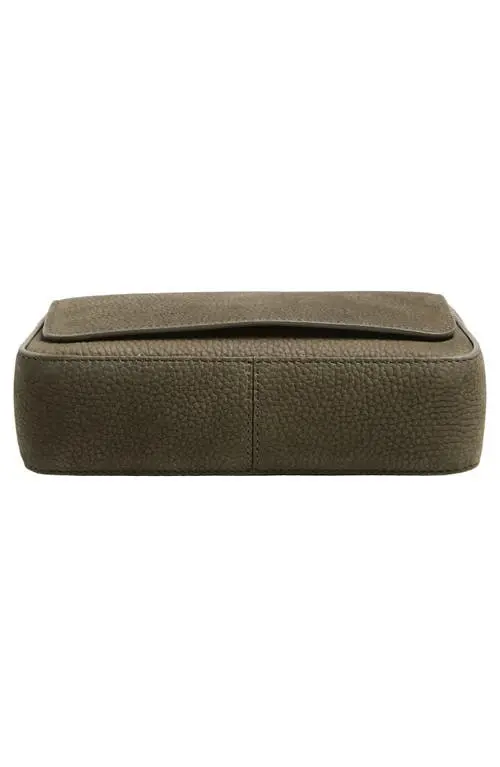 MANSUR GAVRIEL Box Sling Leather Crossbody Bag - Algae