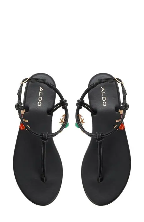 Aldo Seajewels Ankle Strap Sandal - Black