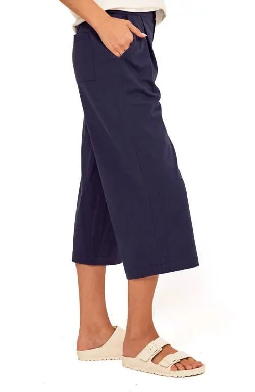 THREADS 4 THOUGHT Mikki Pleated Stretch Twill Crop Pants - Stargazer