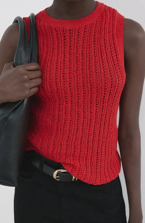 Mango Sito Top - Red
