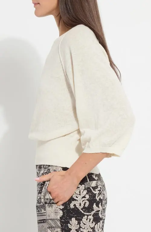 Lyssé Anabela Linen Blend Sweater
