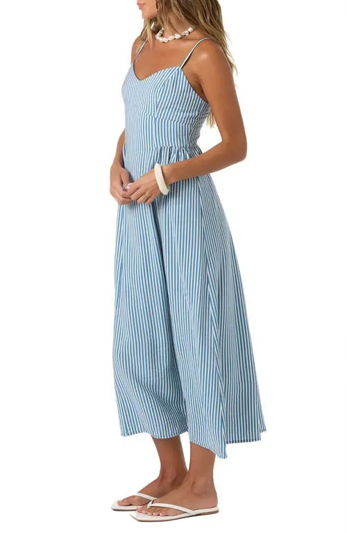 O'Neill Linen Stripe Sundress - Tofu