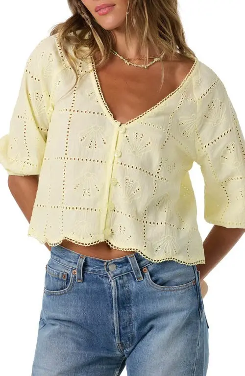 O'Neill Flora Embroidered Button-up Shirt
