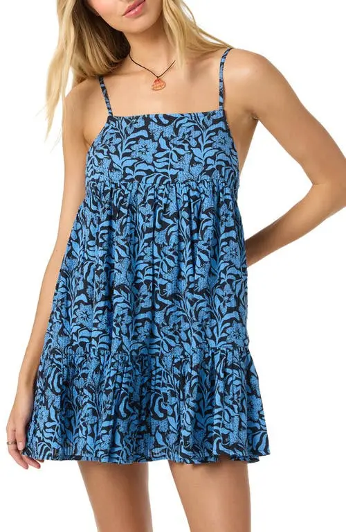 O'Neill Og Rilee Printed Cover-up Babydoll Dress