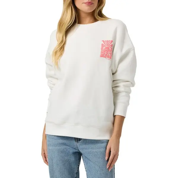 O'Neill Reflect Oversized Fleece Graphic Sweatshirt