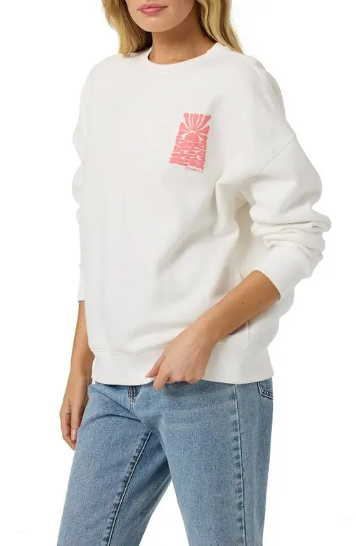 O'Neill Reflect Oversized Fleece Graphic Sweatshirt