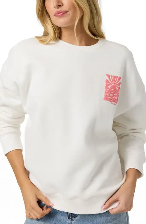 O'Neill Reflect Oversized Fleece Graphic Sweatshirt