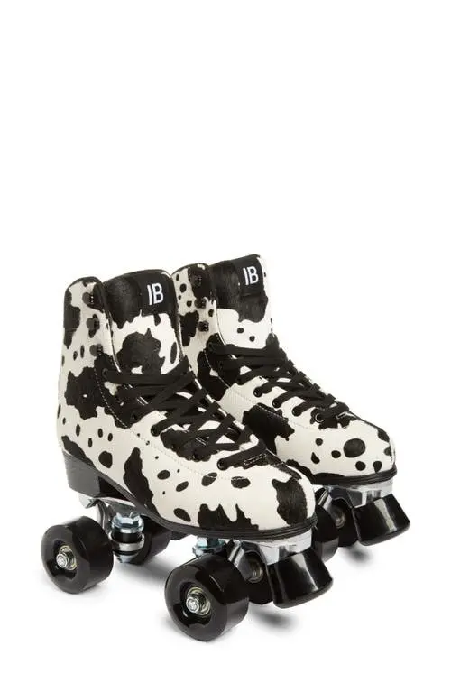 Intentionally Blank Calf Hair Roller Skates - Black