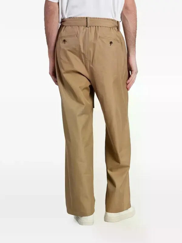 Attachment Pleated Tapered Trousers