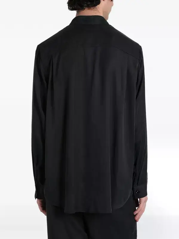 Attachment Chest-pocket Long-sleeve Shirt