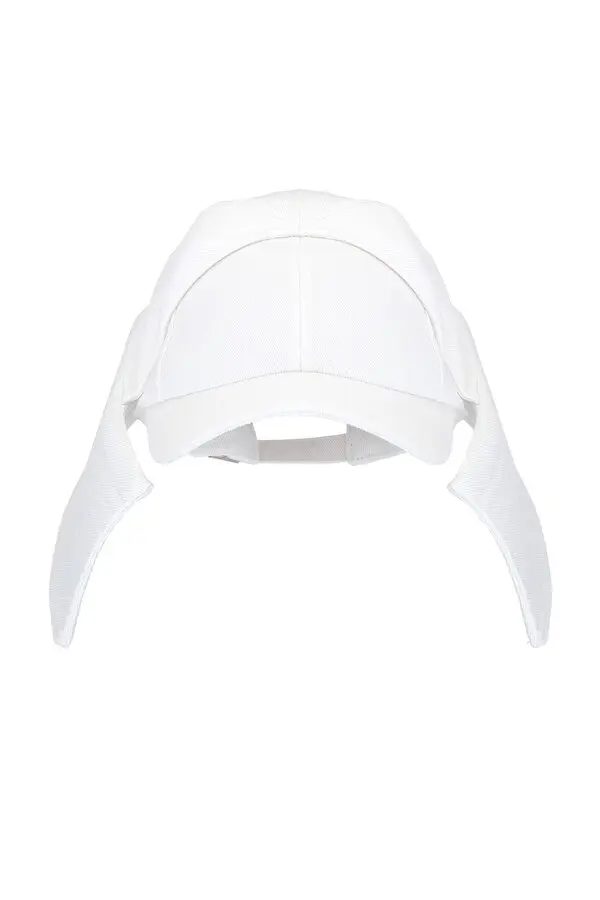 JEAN PAUL GAULTIER Drill Bob Marine Hat - White