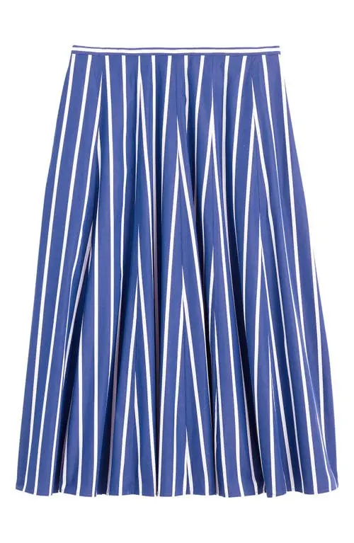 Madewell A-line Poplin Midi Skirt