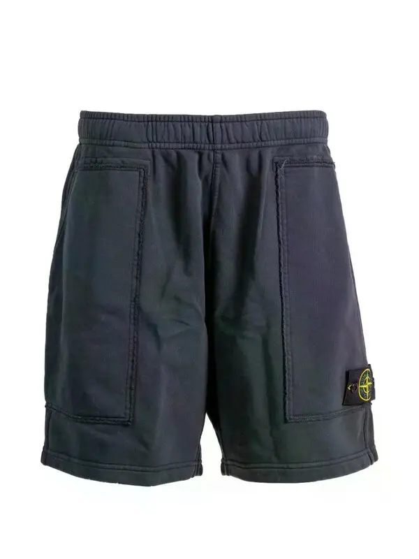 Stone Island Logo-patch Cargo Shorts - Grey