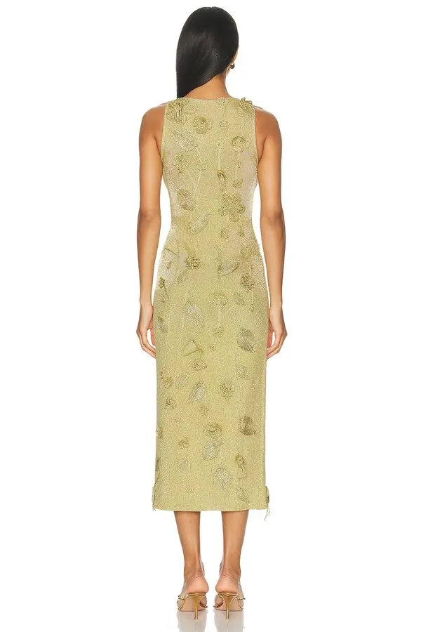 Cult Gaia Kivu Metallic Dress