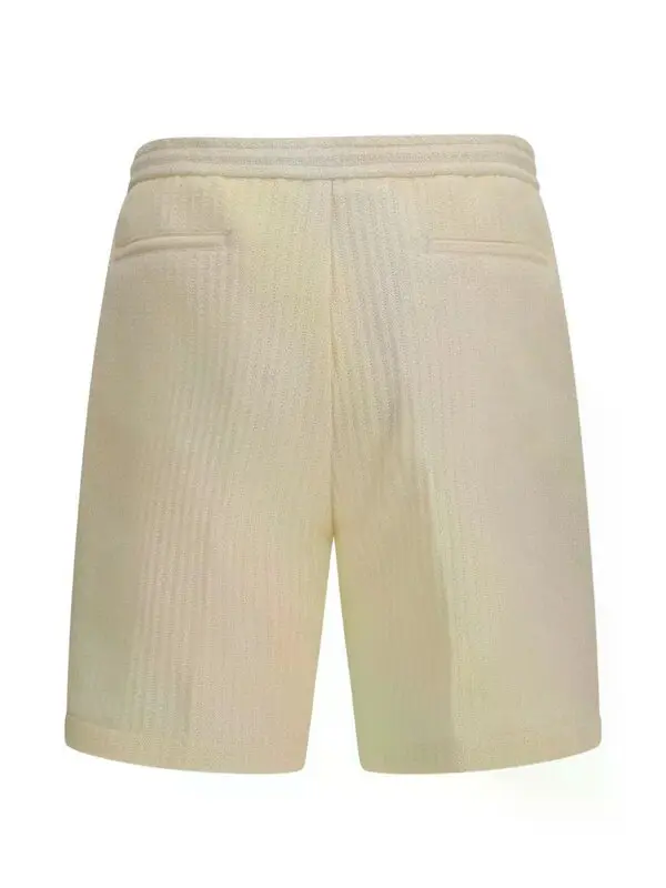 GERMANO 1952 Textured Pleated Shorts