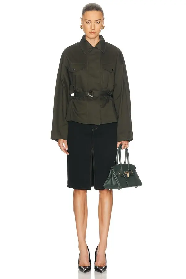 EAVES X Jasmine Tookes Lina Belted Jacket