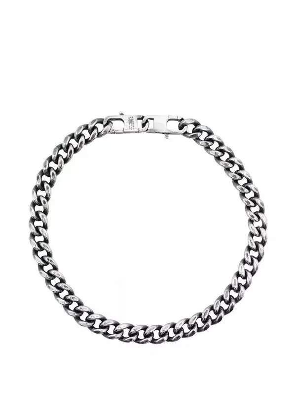 MAISON MARGIELA Curb-link Numeric Signature Necklace - Silver