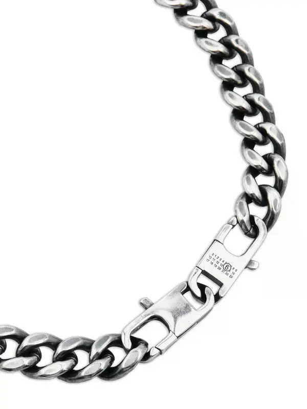 MAISON MARGIELA Curb-link Numeric Signature Necklace
