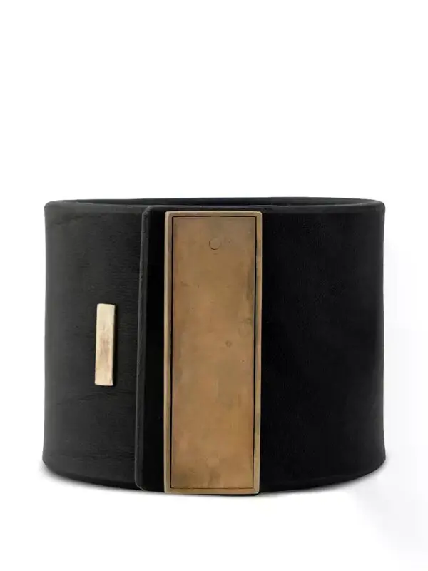 PARTS OF FOUR Sistema Leather Bracelet - Black