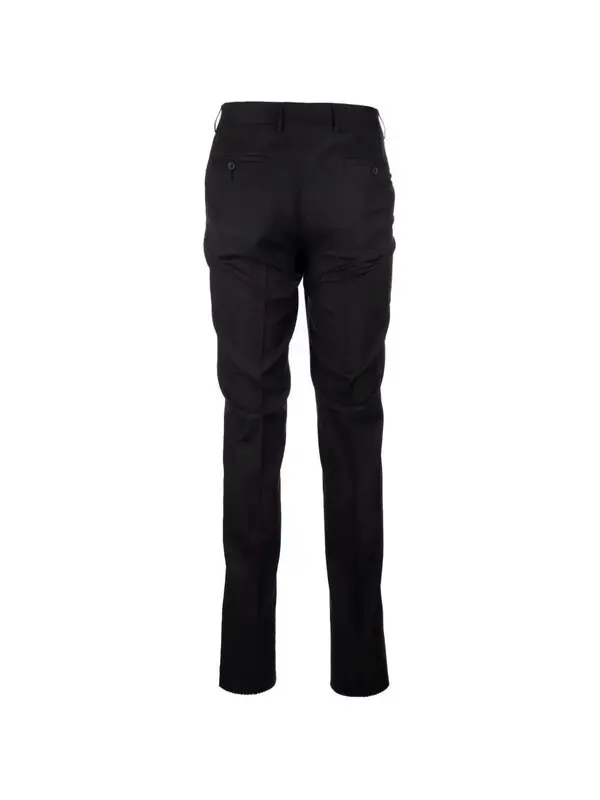 Corneliani Pleated Pressed-crease Trousers - Black