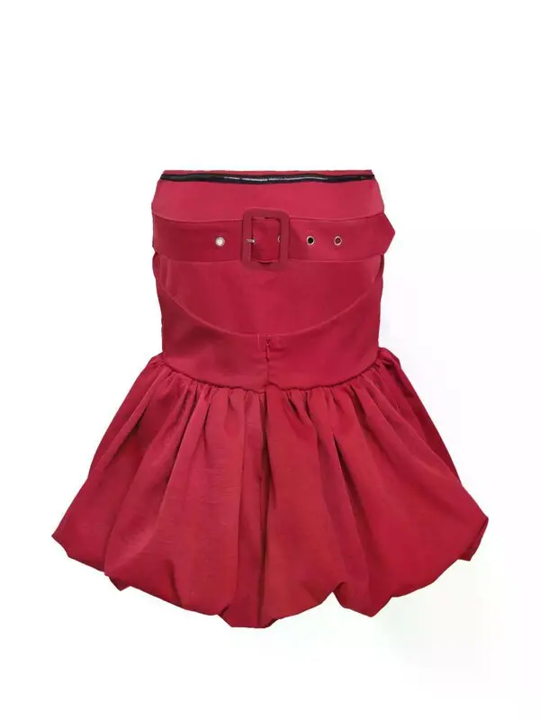 KENZIE KLAMBIE Strapless Peplum Top
