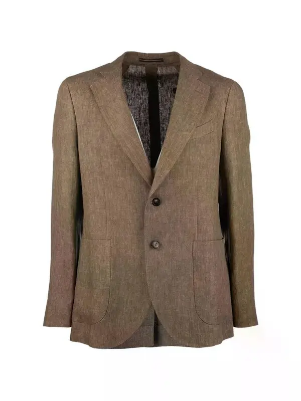Incotex Single-breasted Jacket - Brown